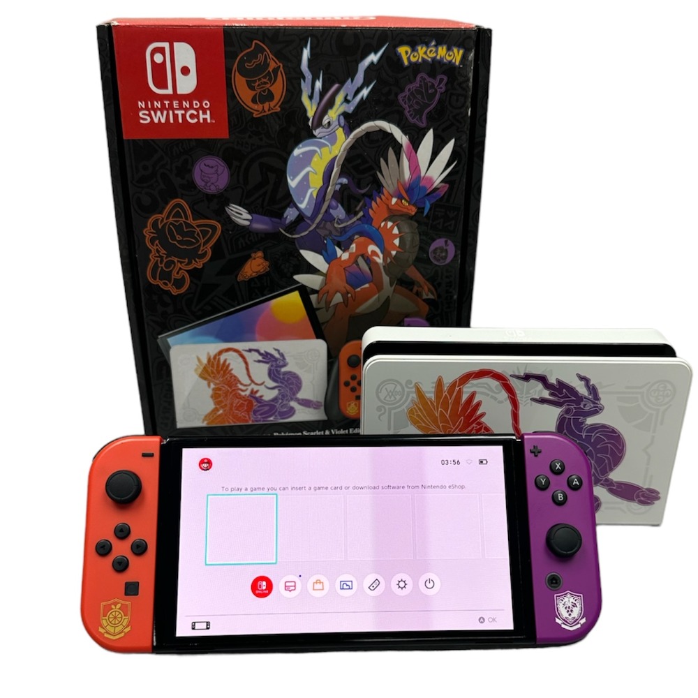 Used Nintendo Switch OLED Pokemon Edition Console - 64GB - Own4Less